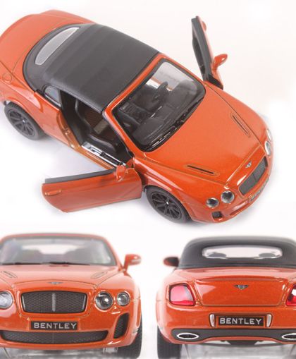 Метална кола Kinsmart Bentley Continental Supersports Convertible 1/38