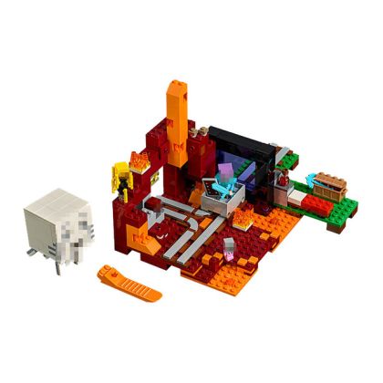 Конструктор Lepin 18038 Minecraft The Nether Portal| ПАТИЛАНЦИ