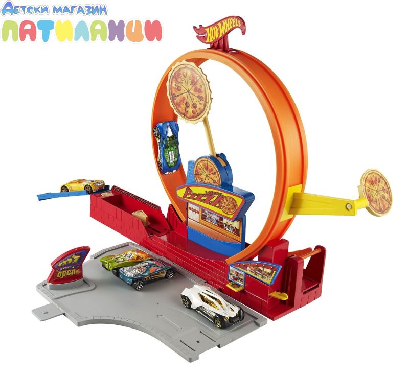 Комплект за игра писта Hot Wheels Speedy Pizza Pick-Up HKX44 | ПАТИЛАНЦИ