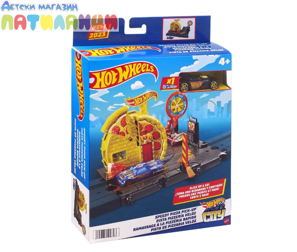 Комплект за игра писта Hot Wheels Speedy Pizza Pick-Up HKX44 | ПАТИЛАНЦИ