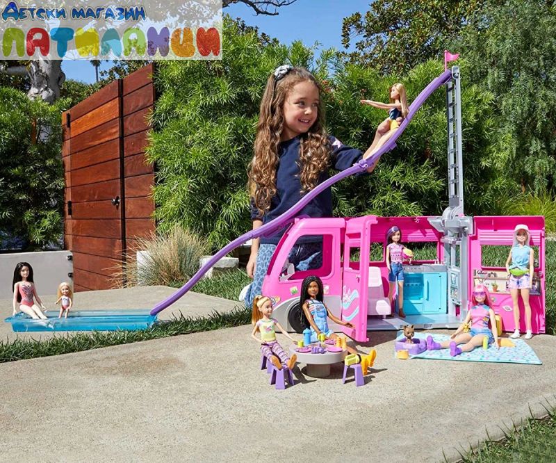 Barbie Кемпер на Барби Mattel HCD46 - Barbie Dream Camper| ПАТИЛАНЦИ