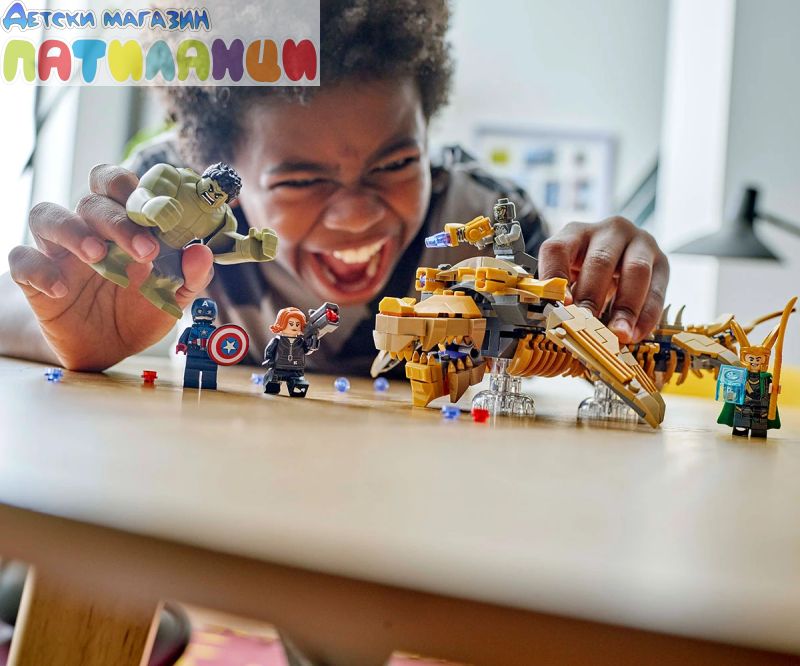 Конструктор LEGO Marvel Super Heroes 76290 Отмъстителите срещу Левиатан ...